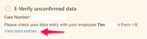 Manage E-Verify cases