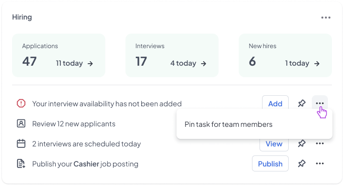 Get started as a hiring manager in Workstream